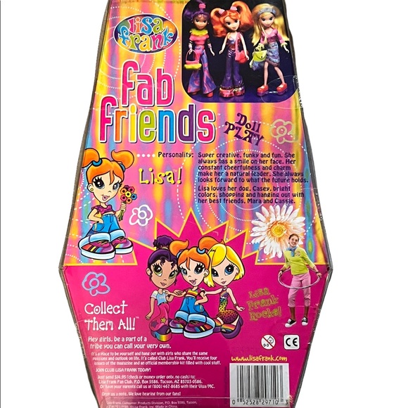 Lisa Frank | Toys | Lisa Frank Fab Friends Playdoll Lisa Herself ...